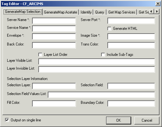 ArcIMS ColdFusion connector