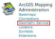 Configuring Geometry Services